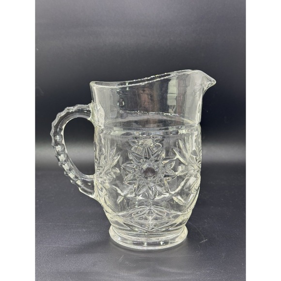 Anchor Hocking | Dining | Vintage Anchor Hocking Star Of David Glass ...